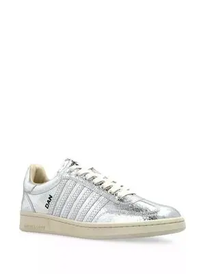 Dsquared2 Metallic Leather Sneakers