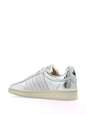 Dsquared2 Metallic Leather Sneakers