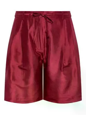Munthe Satin Pleated Shorts
