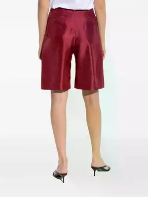 Munthe Satin Pleated Shorts