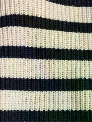 Munthe Striped Turtleneck Sweater - Neutrals