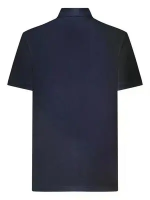 Giorgio Armani Cotton Polo Shirt - Blue