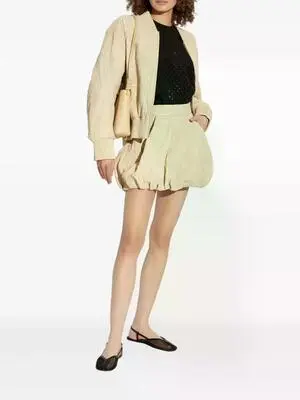 Munthe Ferril Leather Jacket - Neutrals