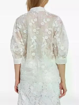 Munthe Floral-embroidered Shirt