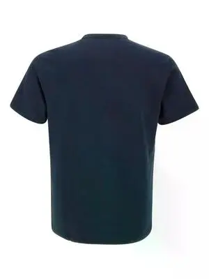 SUN 68 Logo-embroidered T-shirt - Blue