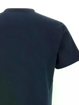 SUN 68 Logo-embroidered T-shirt - Blue