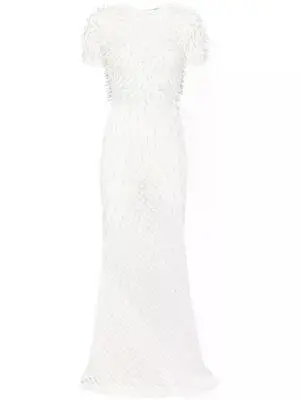 David Koma Knitted Maxi Dress
