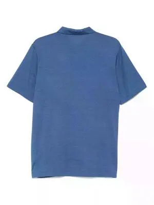 Corneliani Short Sleeve Polo Shirt - Blue