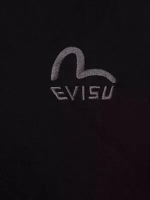 EVISU Logo-embroidered T-shirt