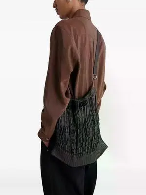 LEMAIRE X Filt Large Net Messenger Bag - Brown