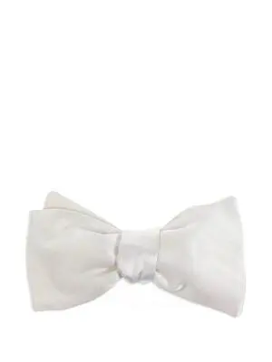 Giorgio Armani Silk Bow Tie - Neutrals