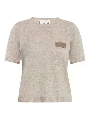 Munthe Wool-cashmere Blend Knitted Top