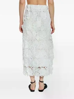 Munthe Floral-lace Midi Skirt