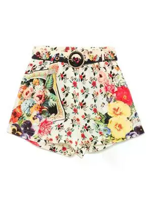 Camilla Zip Up Shorts For Women
