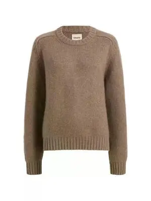 Khaite Mae Long-sleeve Sweater - Neutrals