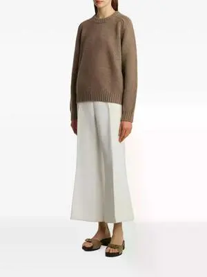 Khaite Mae Long-sleeve Sweater - Neutrals