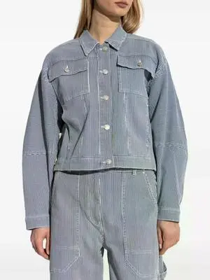 Munthe Striped Denim Jacket
