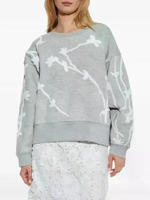 Munthe Floral-appliqué Sweatshirt