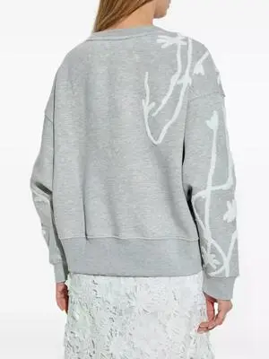 Munthe Floral-appliqué Sweatshirt