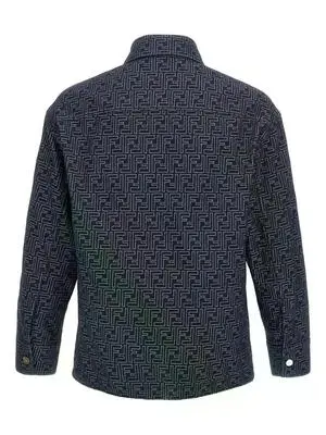 Fendi Monogram-pattern Shirt Jacket