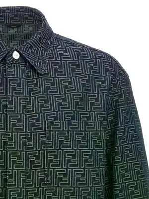 Fendi Monogram-pattern Shirt Jacket