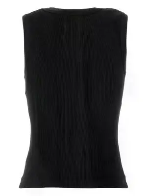 AGOLDE Ribbed Tank Top - Black