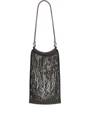 LEMAIRE Medium Net Shoulder Bag - Brown