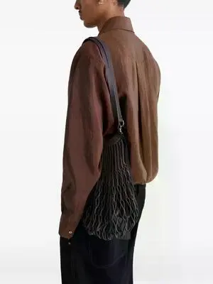 LEMAIRE Medium Net Shoulder Bag - Brown