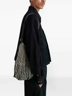 LEMAIRE Medium Net Shoulder Bag - Neutrals