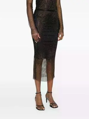 Sportmax Crystal-embellished Midi Skirt