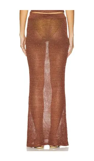 Superdown Miranda Maxi Skirt - Chocolate