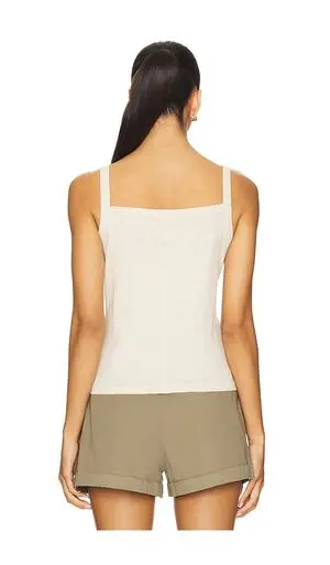 Rag & Bone Slub Square Neck Tank Top