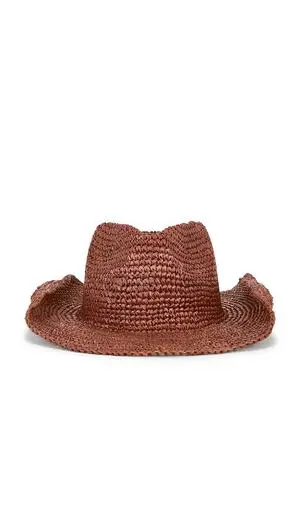 NIKKI BEACH Diano Cowboy Hat - Brown