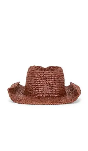 NIKKI BEACH Diano Cowboy Hat - Brown
