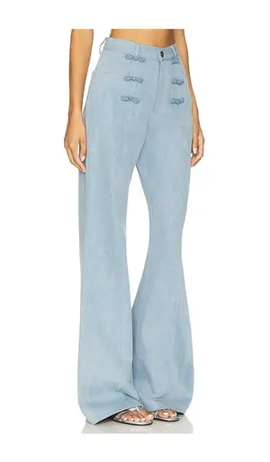 SAU LEE Dylan Denim Pant - Light Denim