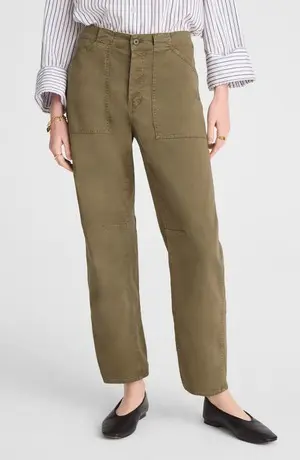 Madewell Darted Barrel Leg Trousers