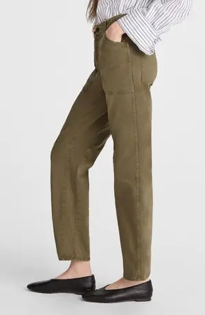 Madewell Darted Barrel Leg Trousers