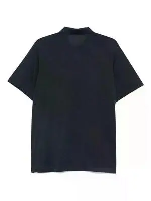 Corneliani Short Sleeve Polo Shirt - Blue
