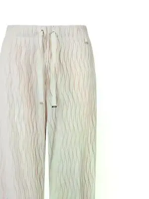 Herno Wave Jacquard Trousers - Neutrals
