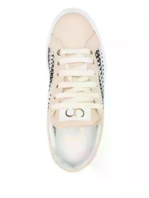 Casadei Woven Low Top Sneakers