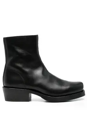 SECOND / LAYER 50mm Leather Ankle Boots