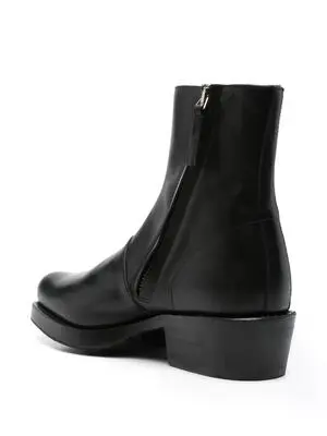 SECOND / LAYER 50mm Leather Ankle Boots