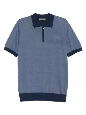 Corneliani Zip Up Polos For Men