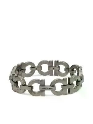 FERRAGAMO Gancini Chain Bracelet - Silver