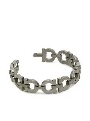 FERRAGAMO Gancini Chain Bracelet - Silver