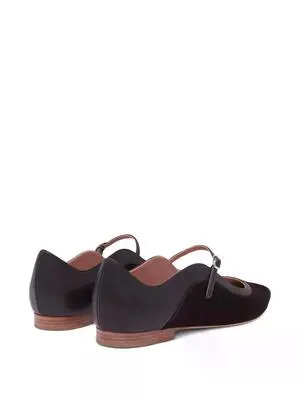MALONE SOULIERS Cornina Suede Flat Pumps