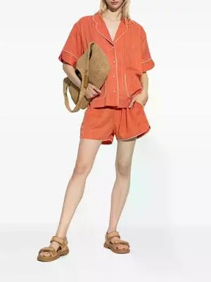 Munthe Pinstripe Drawstring Shorts