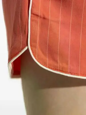 Munthe Pinstripe Drawstring Shorts