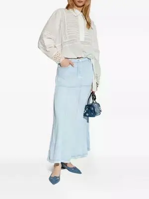 Munthe Tuxya Denim Maxi Skirt