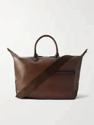 Berluti Toujours Venezia Leather Weekend Bag - Brown